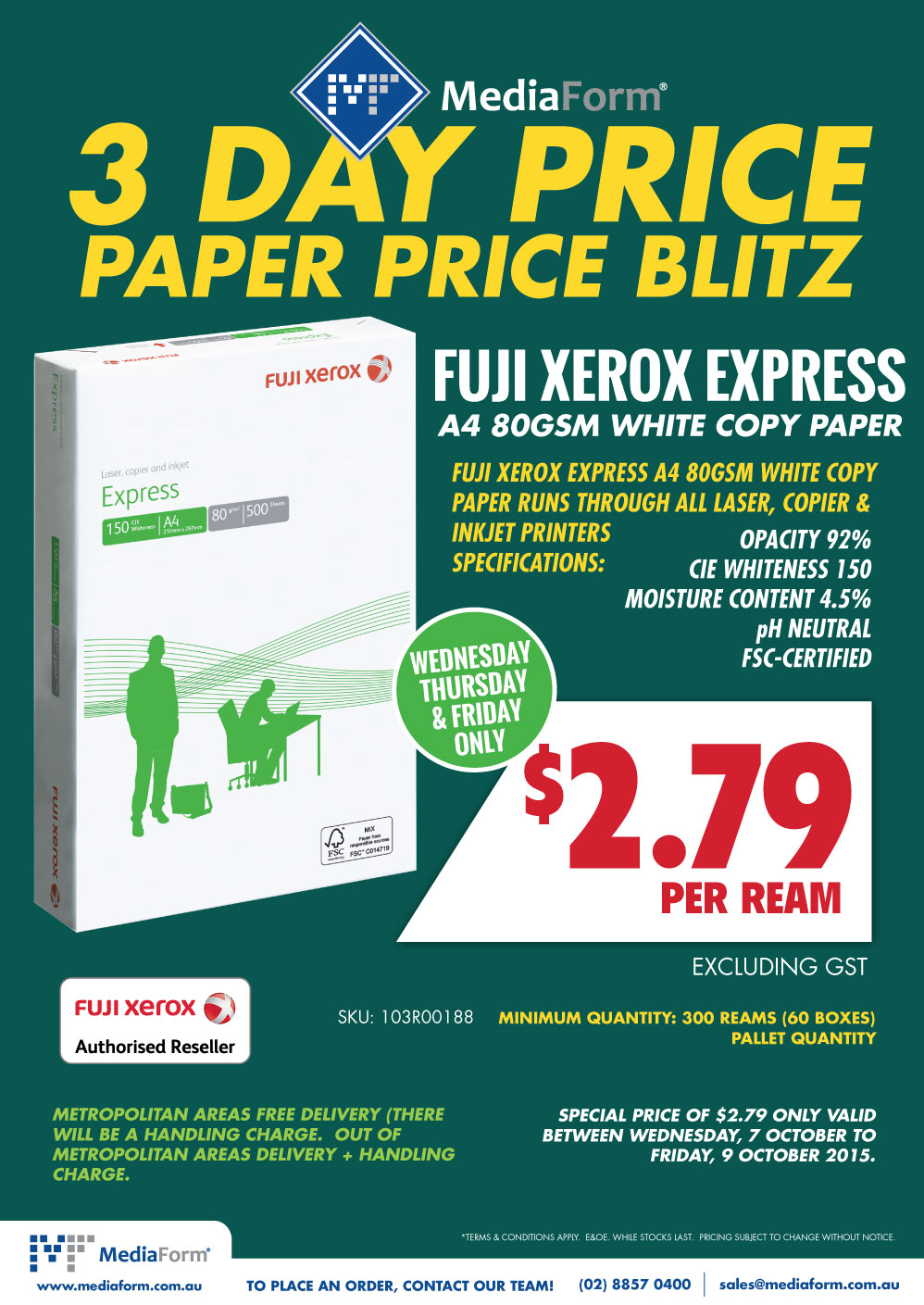 3 Day Price Blitz - Fuji Xerox Express
